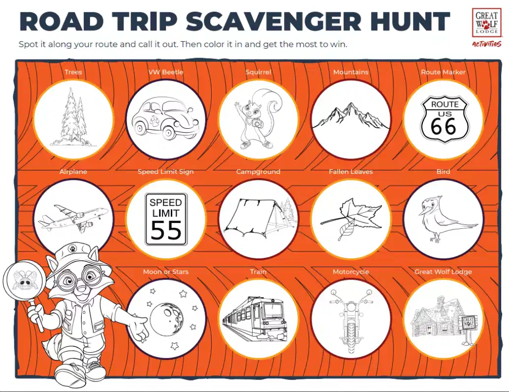 Road Trip Scavenger Hunts